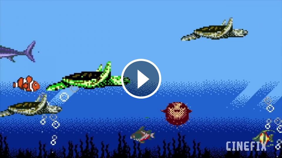 8-bitový "Hľadá sa Nemo" - Mojevideo