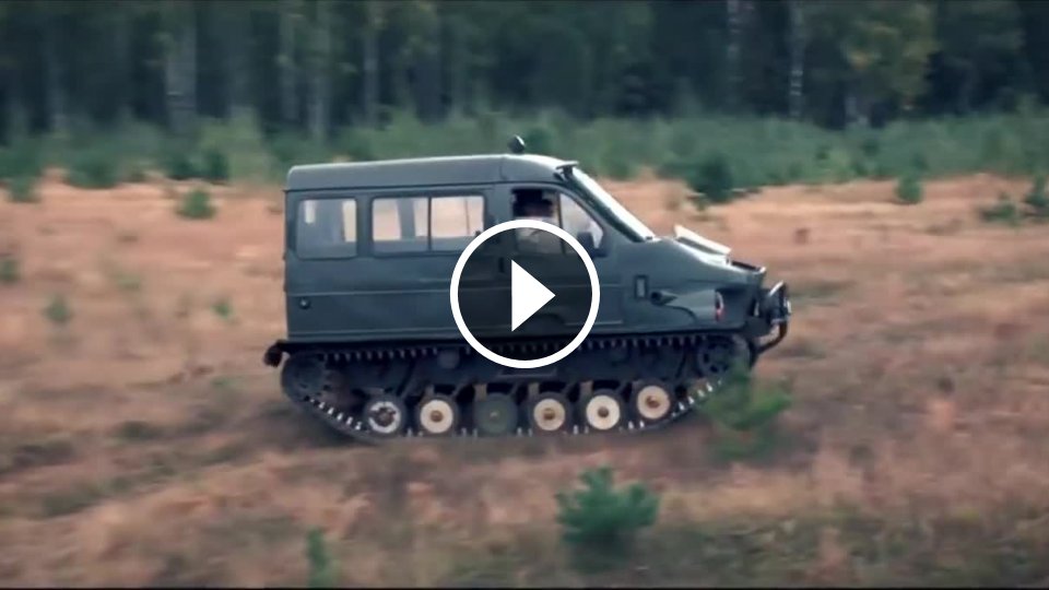 Ruský GAZ-3409 Bobr - dodávka, tank a čln v jednom - Mojevideo