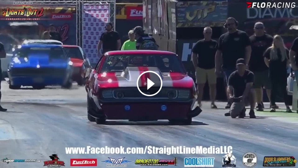 Pretekár na dragsteroch Tim Slavens si trochu zalietal - Mojevideo