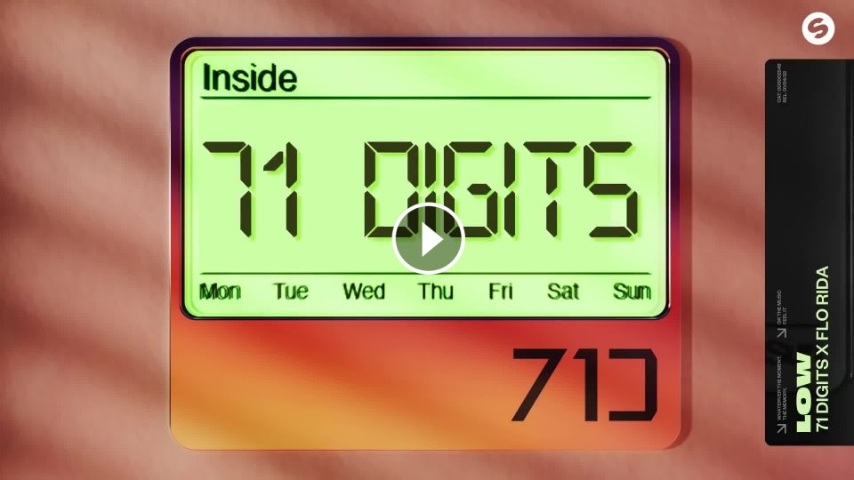71 Digits x Flo Rida - Low - Mojevideo