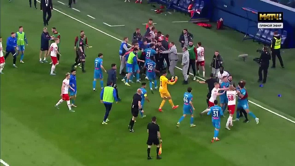 Dobrá nálada na zápase ruského pohára Zenit Petrohrad - Spartak Moskva ...