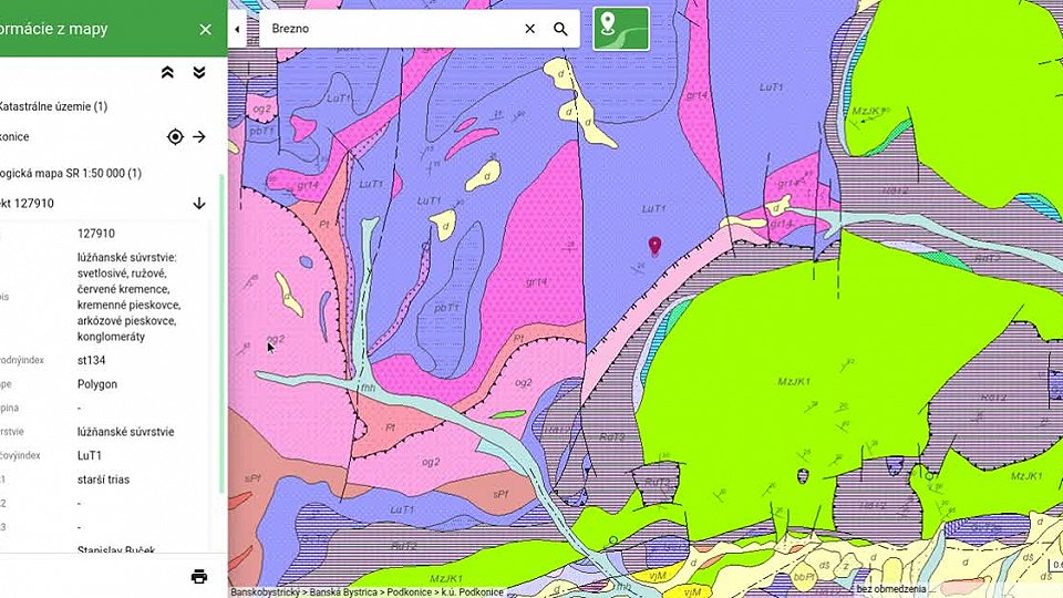 Funkcionality v zbgis.sk web aplikácii - Mojevideo