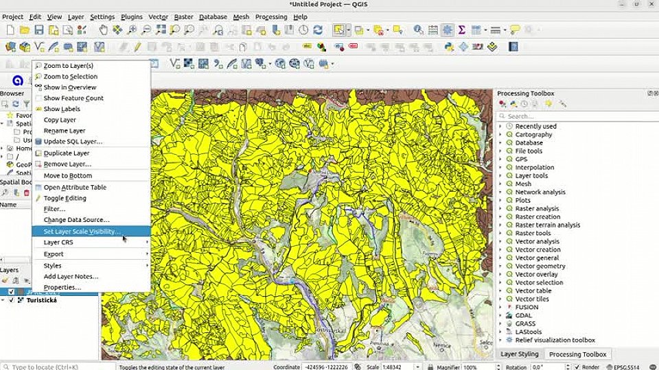 Lesnícke a poľovnícke mapy offline, shapefile .shp - Mojevideo