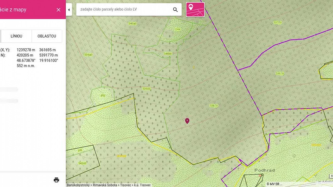 Lesnícke mapy v ZBGIS, JPRL dielce. Poľnohospodárske mapy 2 - Mojevideo