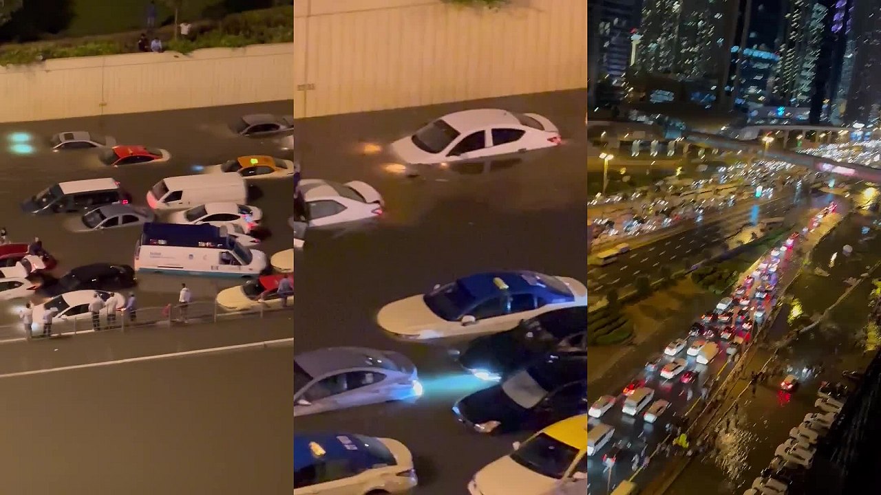 Dubaj zasiahli najsilnejšie dažde za posledných 75 rokov, zatopilo aj ...