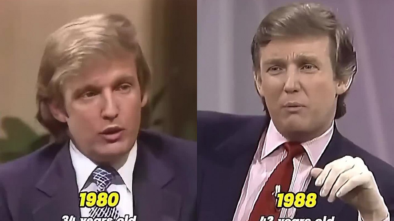 Donald Trump (evolúcia 1980 - 2025) - Mojevideo
