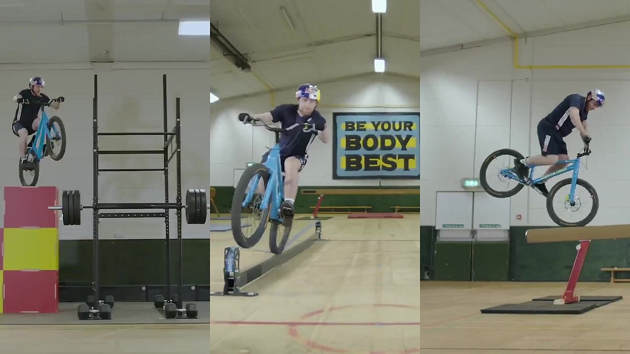 A ako trénuje v telocvični Danny MacAskill? - Mojevideo