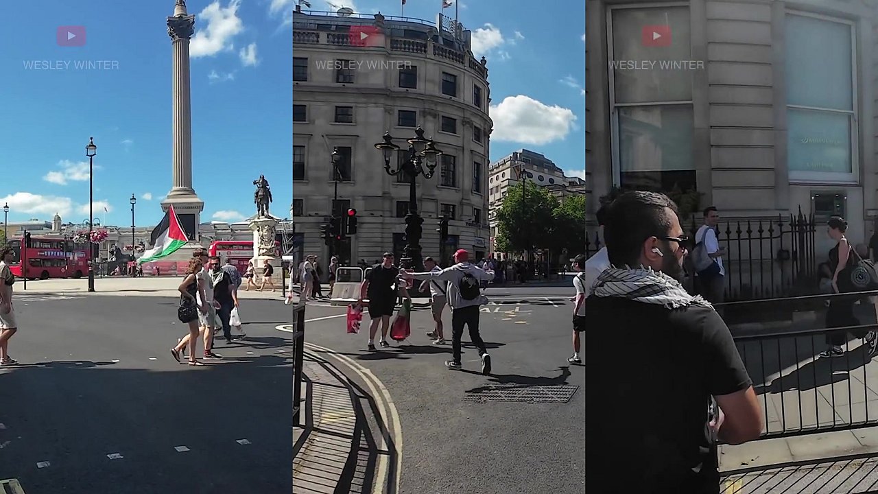 S vlajkou diabla spravil krátky proces - Mojevideo