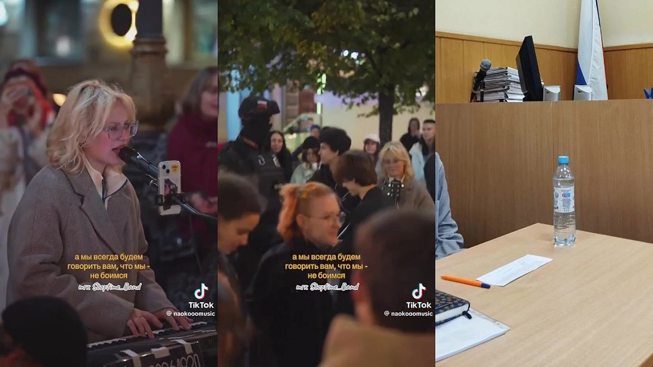 Stav slobody v Rusku: Basa za spievanie pesničky - Mojevideo
