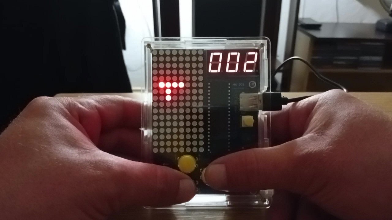 Herná LED konzola - 51 MCU - Mojevideo