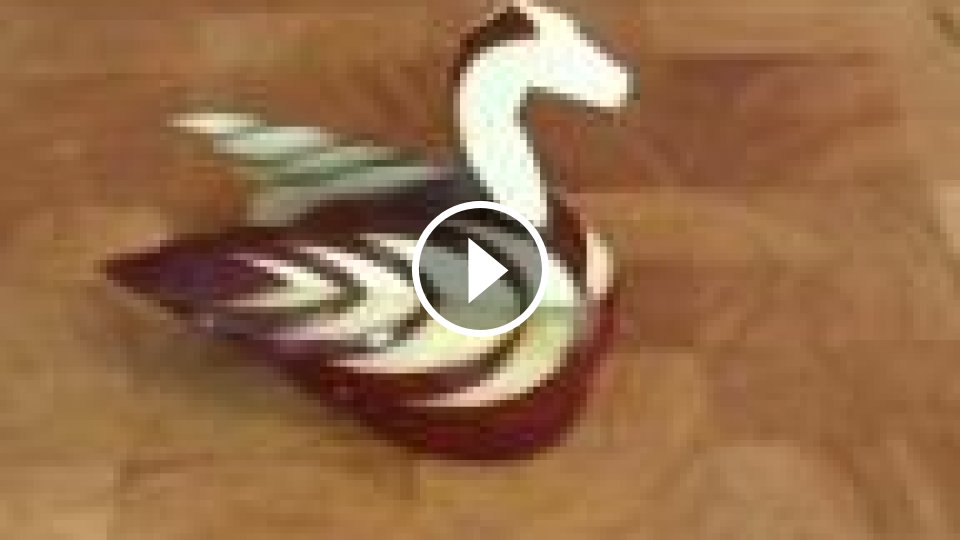 Ako urobiť labuť z jablka? - Mojevideo